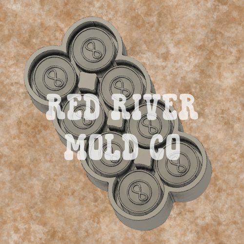 8 Ball Silicone Freshie Vent/ wax melt Mold – Red River Mold Co