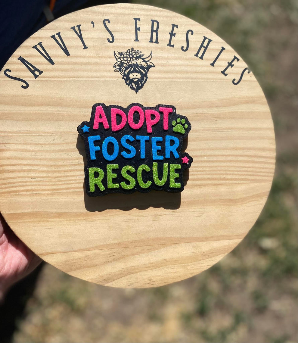 Adopt Foster Rescue Silicone Freshie Mold – Red River Mold Co