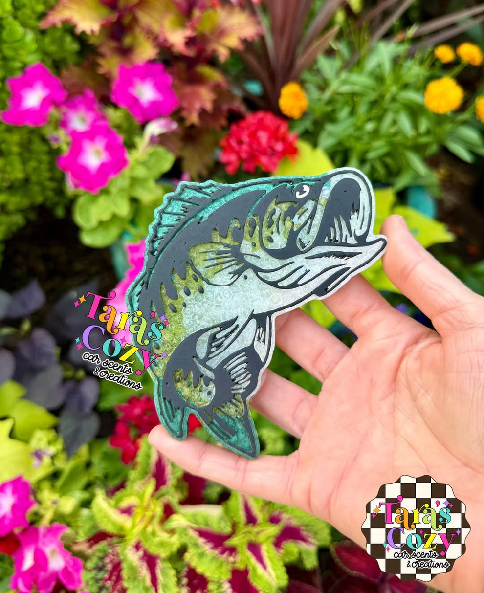 Bass Fish Silicone Freshie Mold – Red River Mold Co