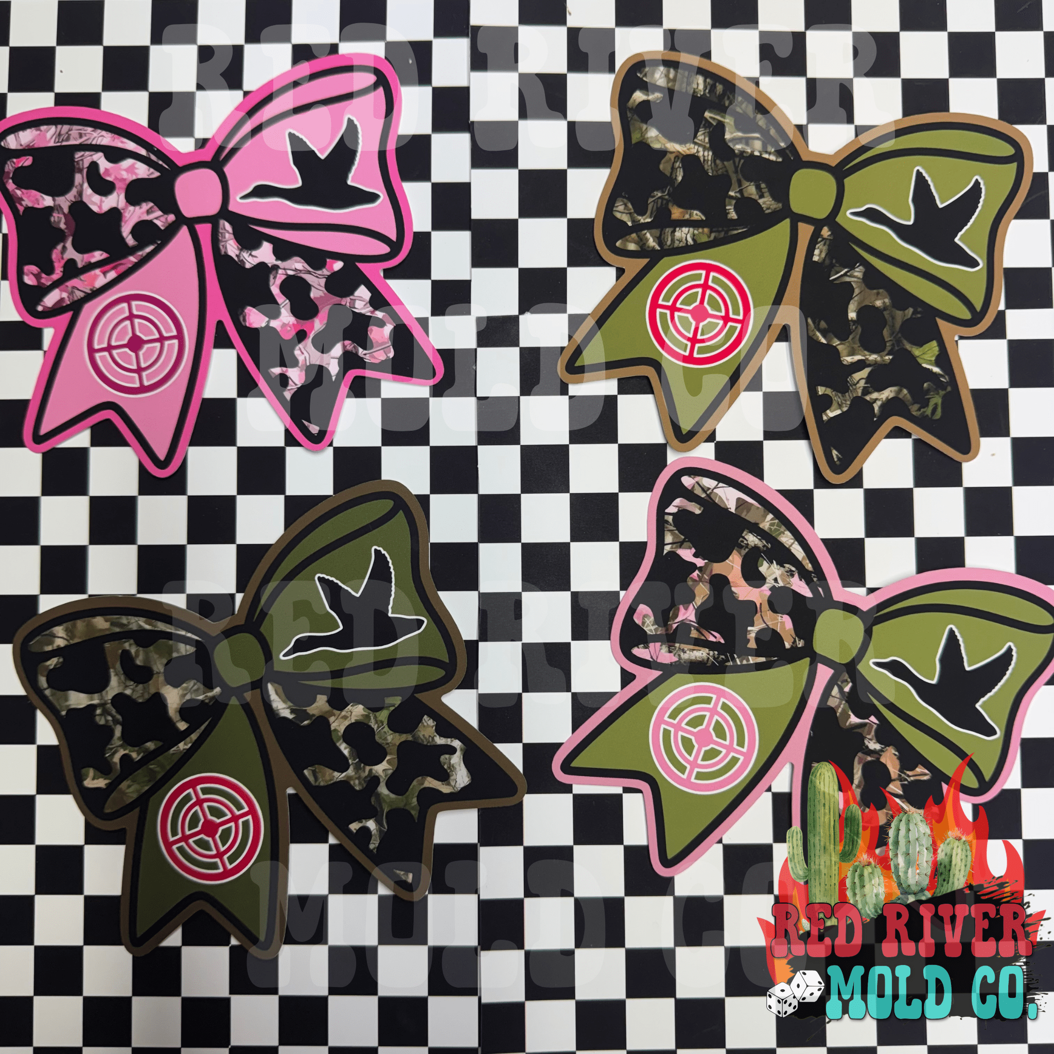 Camo Duck Bow Mold & Cardstock Bundle – Red River Mold Co