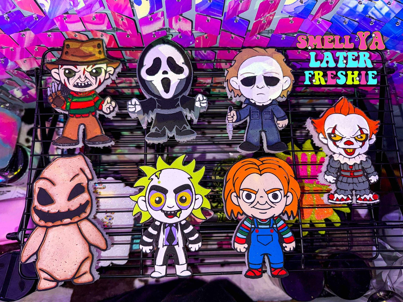 Spooky Scary Characters Silicone Freshie Mold – Red River Mold Co