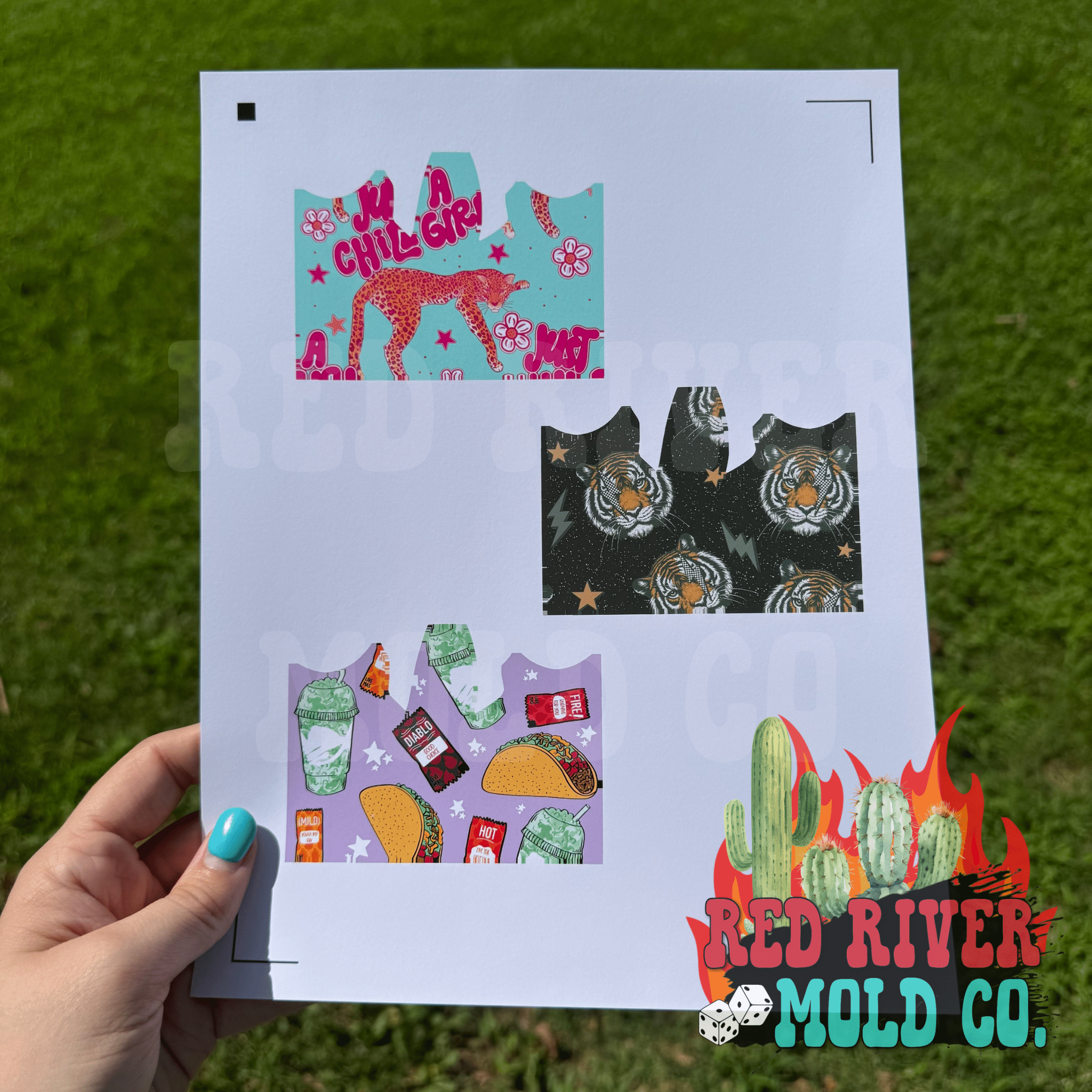 Whimsical Wiffs Disco bow frame MIDDLE cardstock grab bag – Red River ...